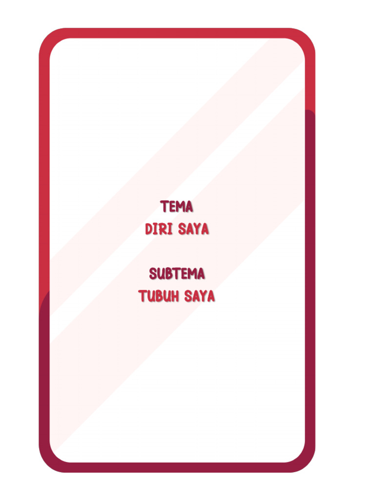 RPH Tema Diri Saya | PDF