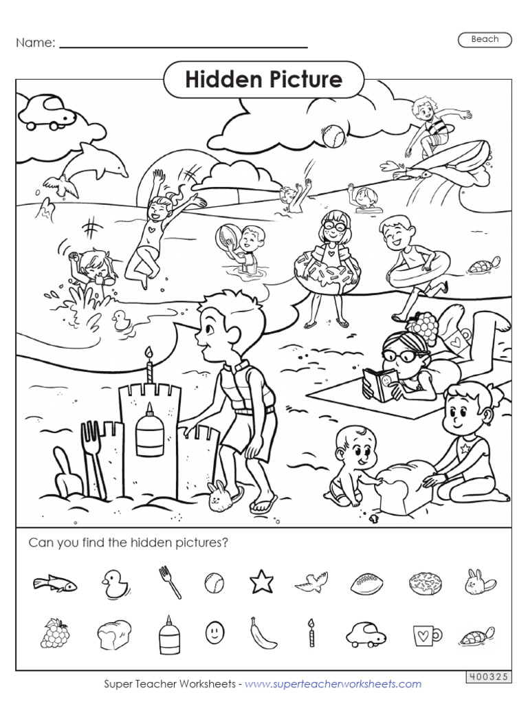 Hidden Picture Beach - HPBEA | PDF