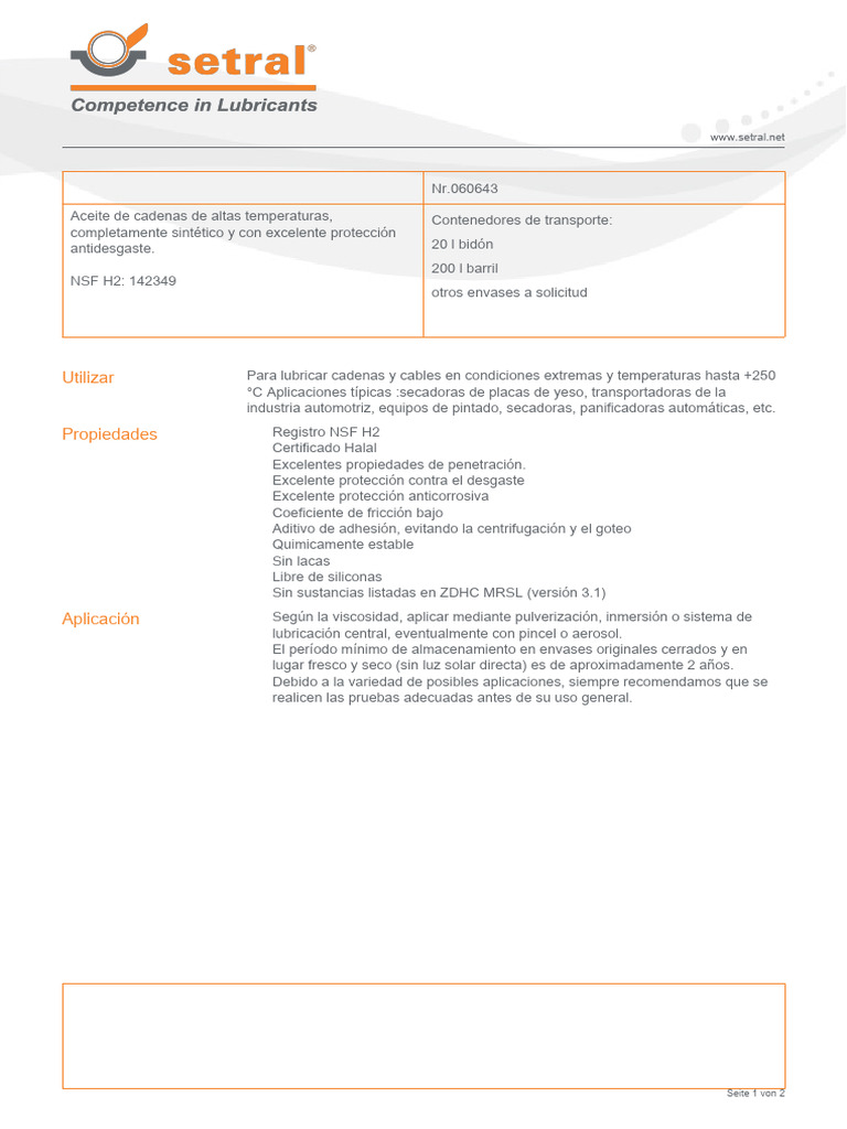 TD_060643_FLUID-setral-SHT_100_K, tds | PDF