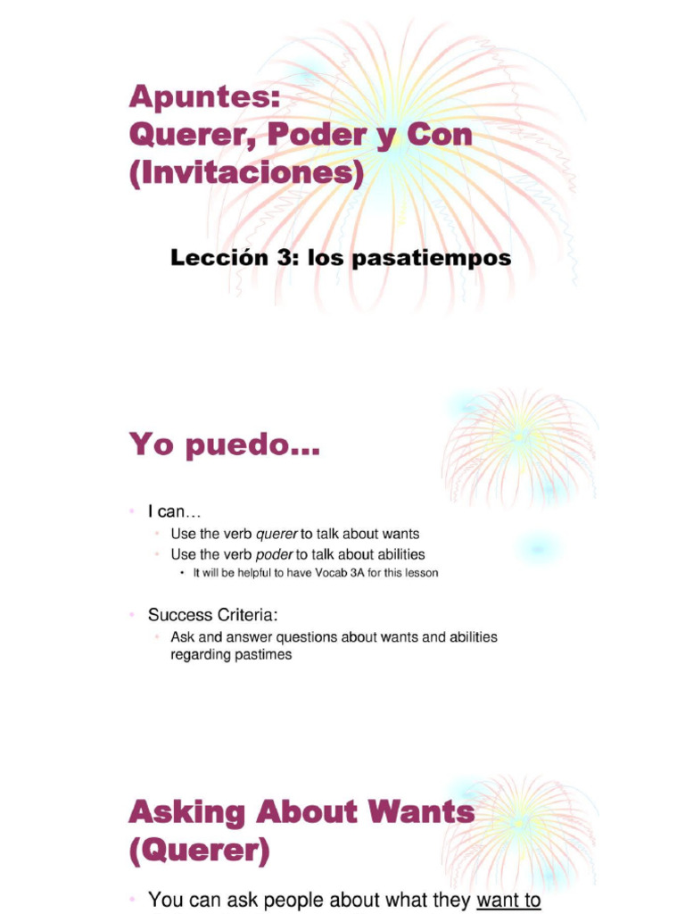 Querer-Poder-Invitaciones (4) | PDF