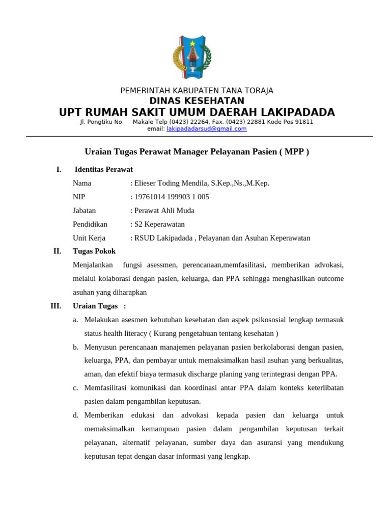 UT Perawat MPP-1 | PDF