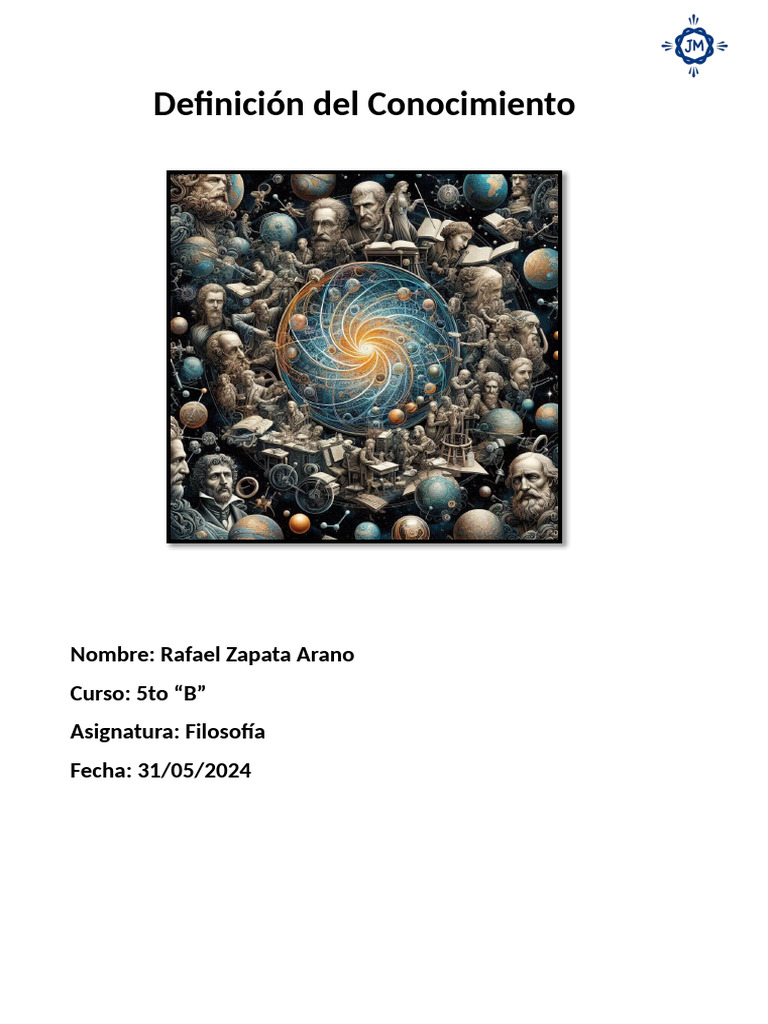 Definicion Del Conocimiento | PDF