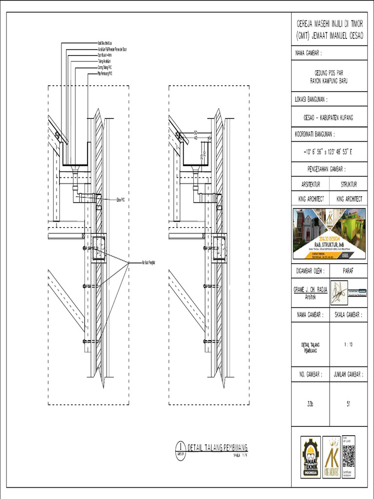 Gambar Detail Talang | PDF