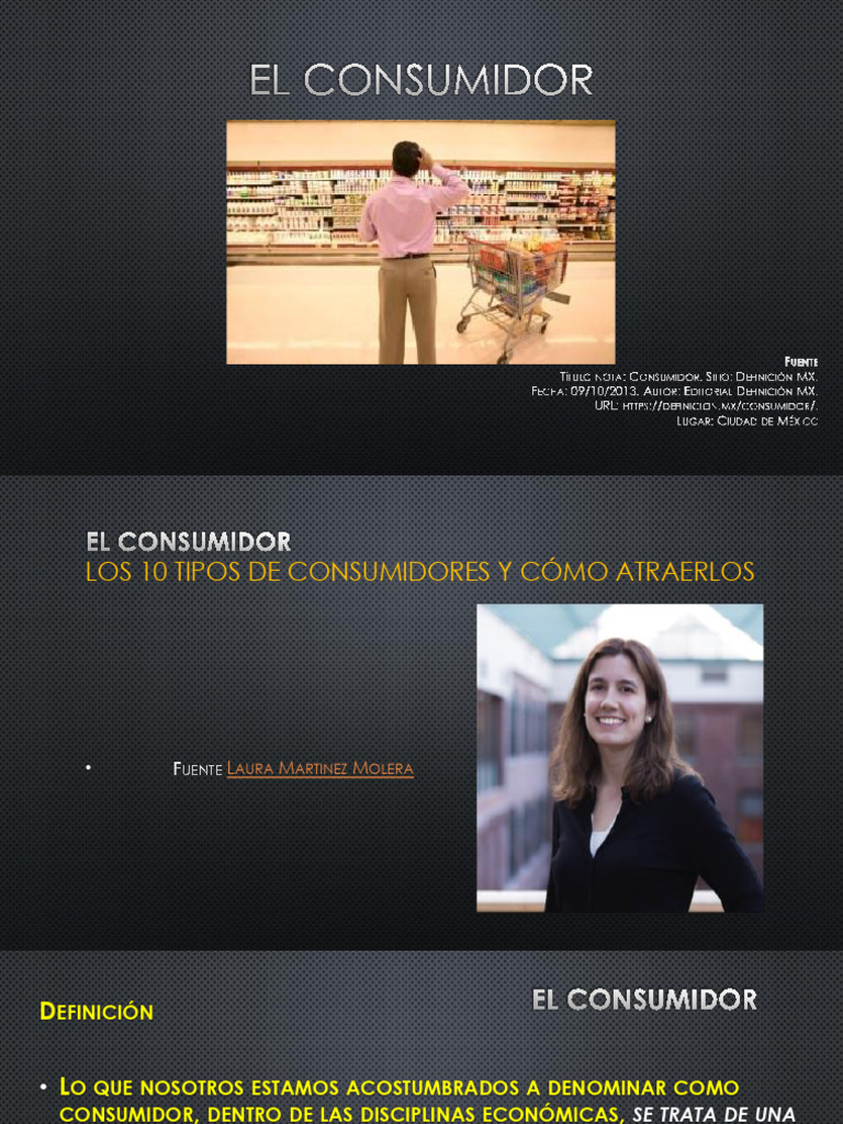 4 Consumidor y Tipos de Consumidor | PDF | Los consumidores | Negocios