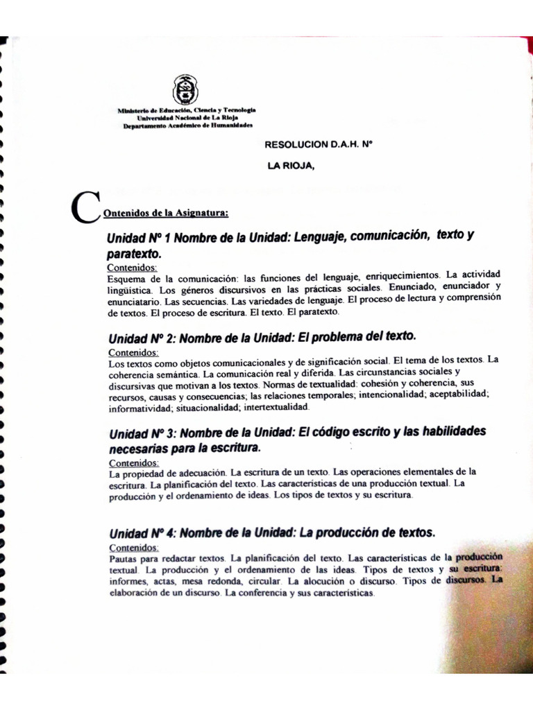 Programa Expresión Oral y Escrita - 220504 - 141333 | PDF