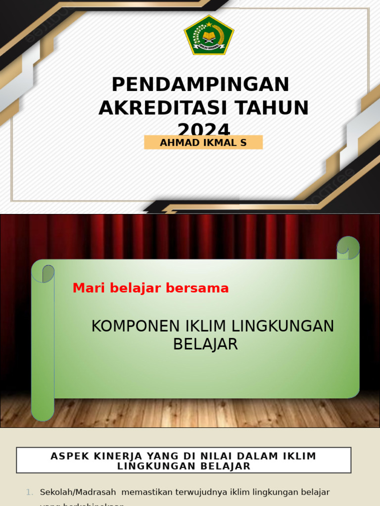Bedah Instrumen 2024 Webinar Iklim Pembelajaran Pembagian Tugas | PDF Bedah Instrumen 2024 Webinar Iklim Pembelajaran Pembagian Tugas | PDF