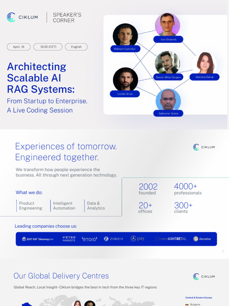 Architecting Scalable AI RAG Systems | PDF | Cloud Computing | Computing