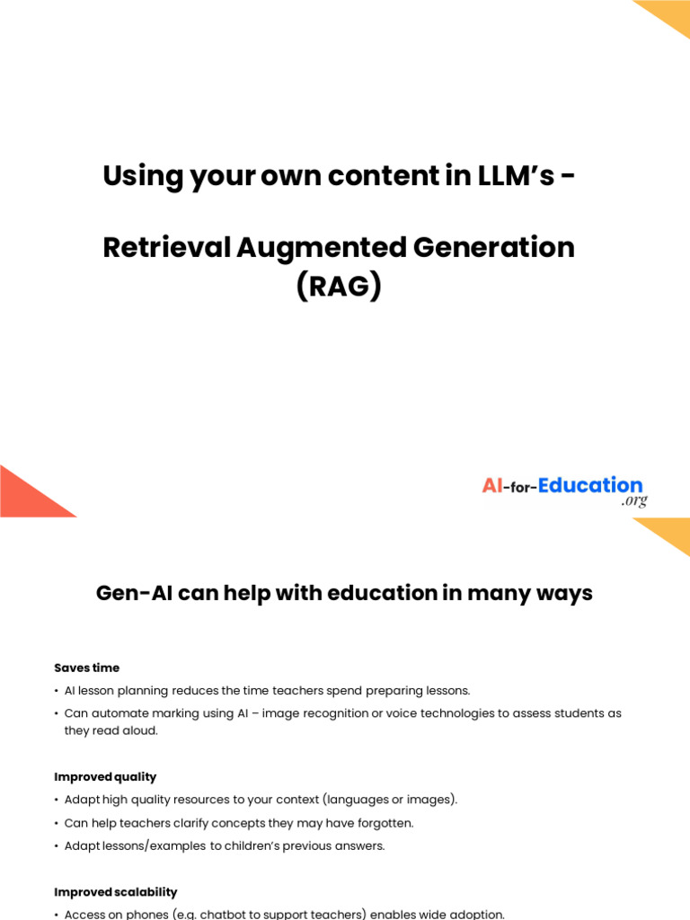AI For Education RAG | PDF