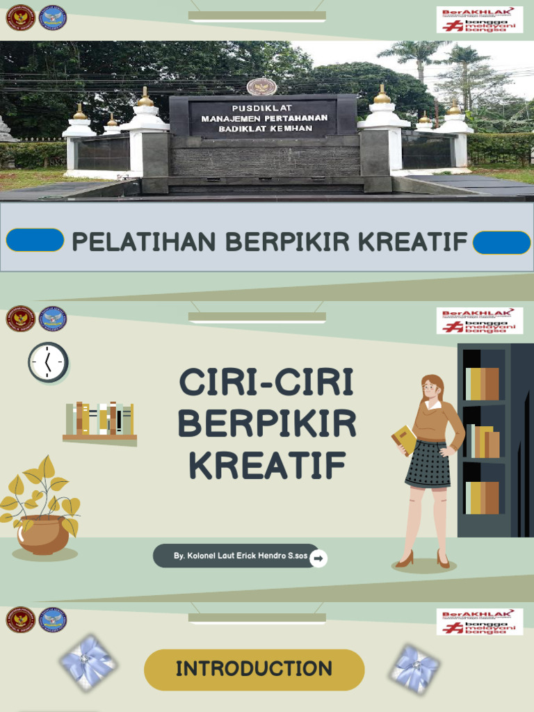 Slide Ciri2 Berfikir Kreatif Kol Erick | PDF