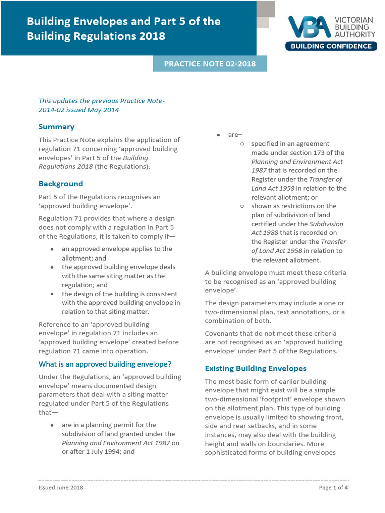 PN-02-2018-Building-Envelopes-and-Part-5-of-the-Building-Regulations | PDF