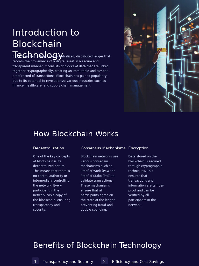 Introduction To Blockchain Technology | PDF