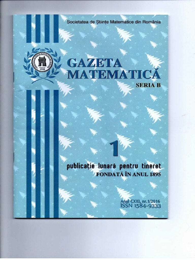 Gazeta Matemática 1 | PDF