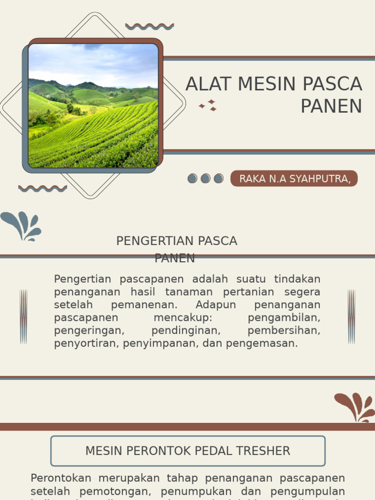 Alat Mesin Pasca Panen | PDF