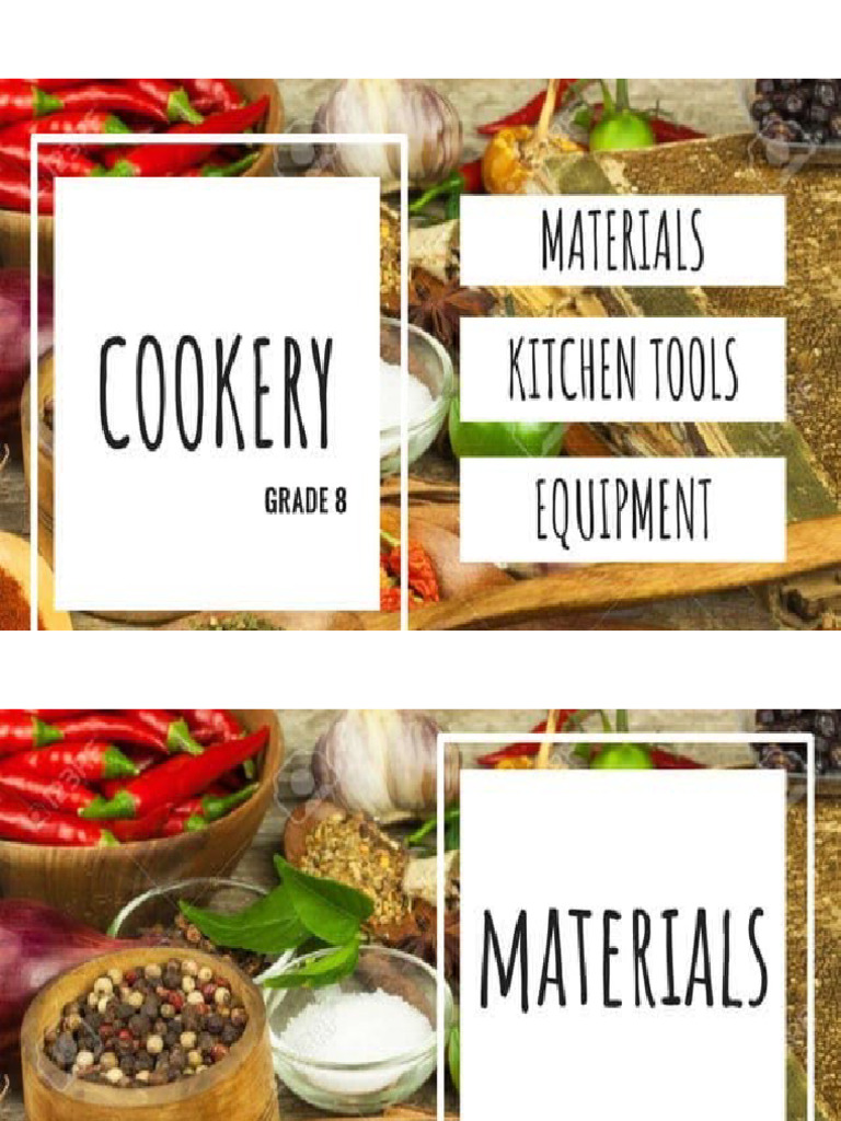 Kitchen Tools | PDF