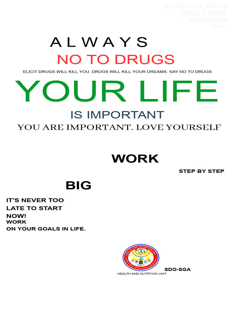 Anti Drugs Leaflets Flyers 1 | PDF