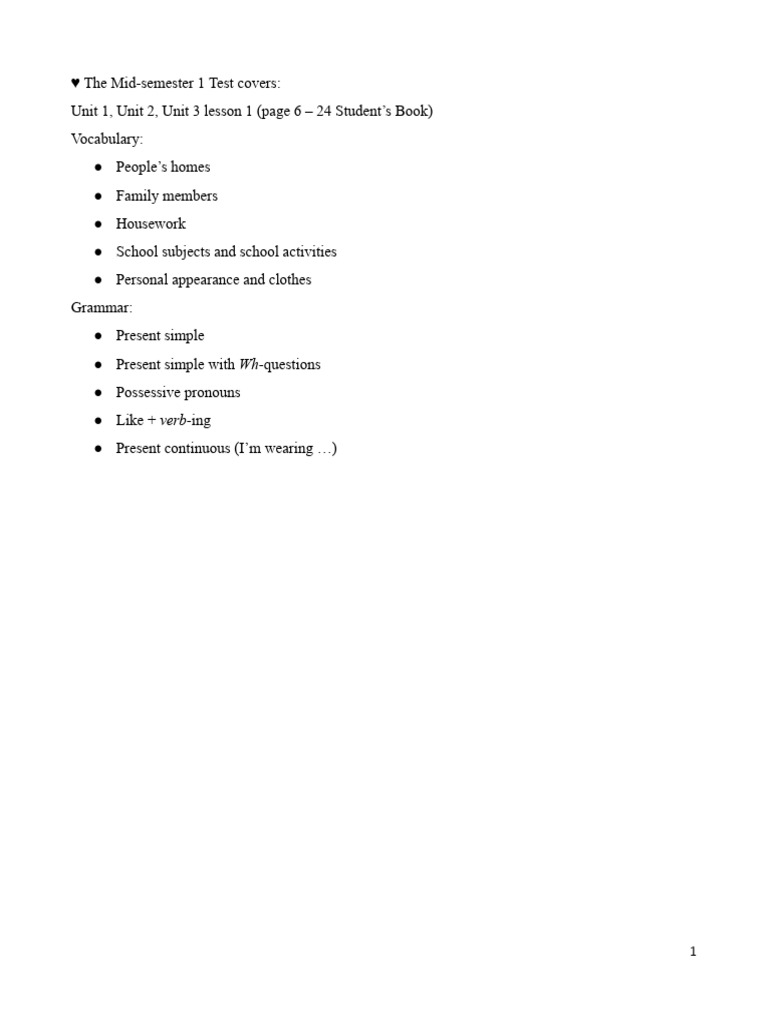 Đề KT giữa HK1 TA6 Smart World | PDF