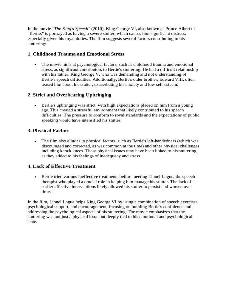 causes of stuttering | PDF