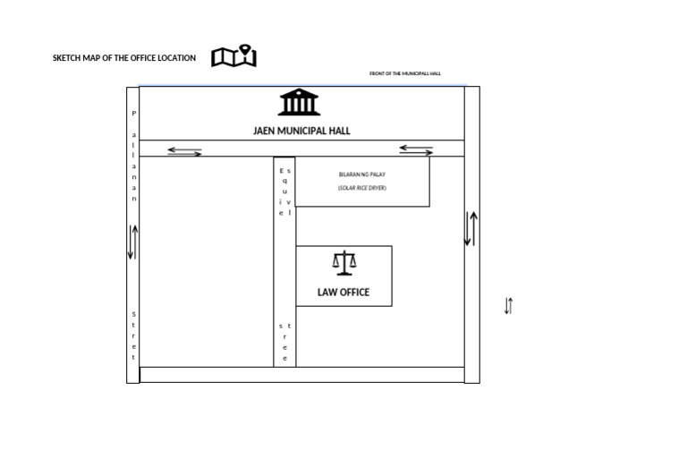 SKETCH MAP OF THE OFFICE LOCATION | PDF