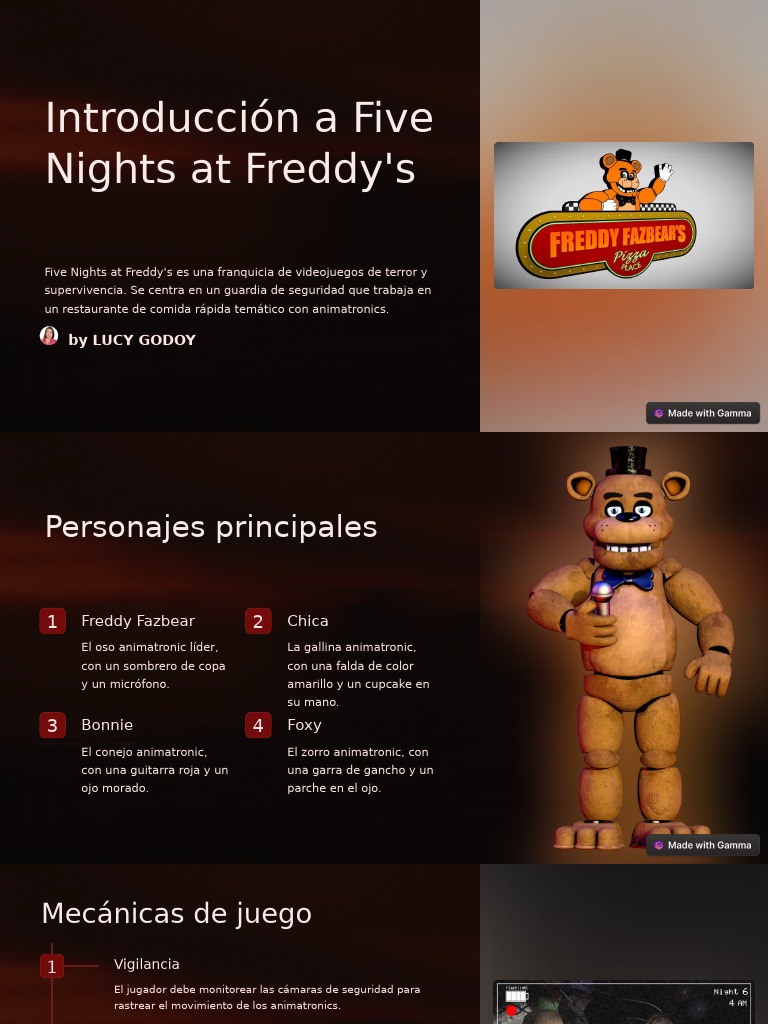 Introduccion a Five Nights at Freddys | PDF