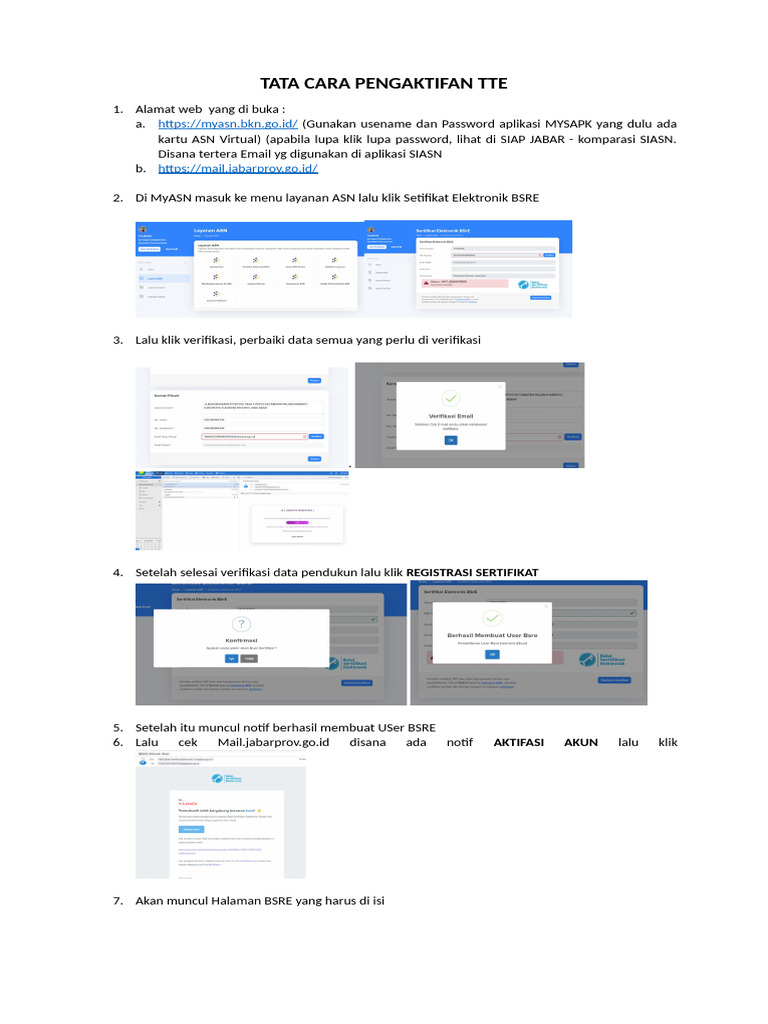 Tata Cara Pengaktifan Tte Tte Skp Pdf