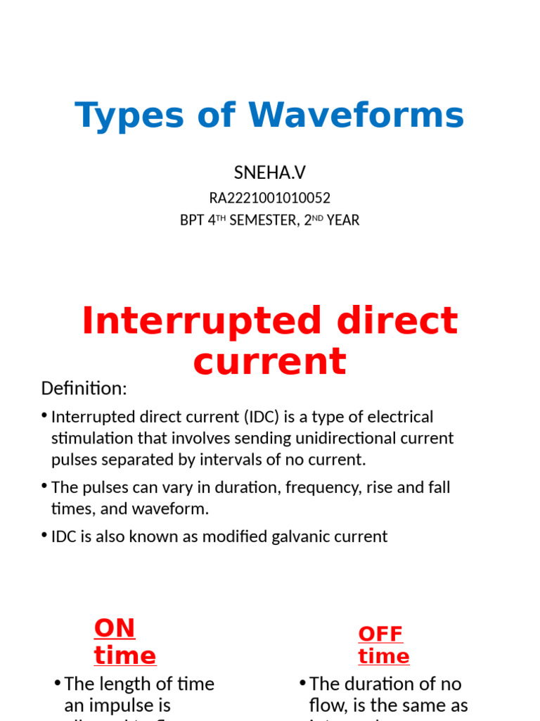 Types of Waveforms | PDF