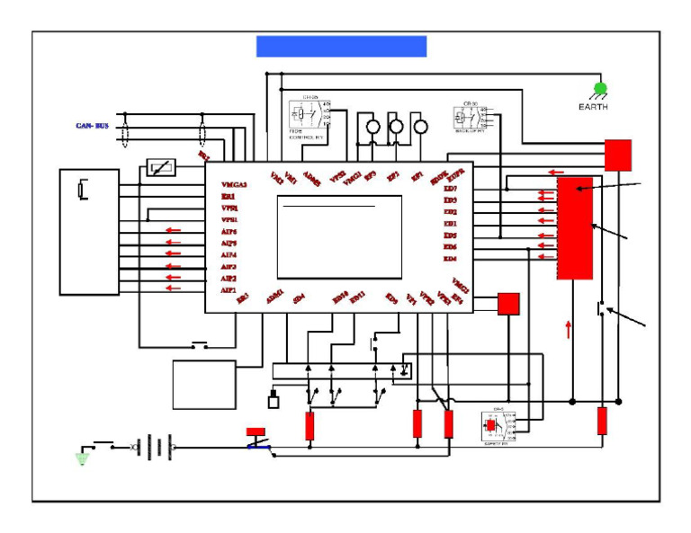 Circuito Elétrico ZF - TCU - Pá Carregadeira Hyundai. | PDF