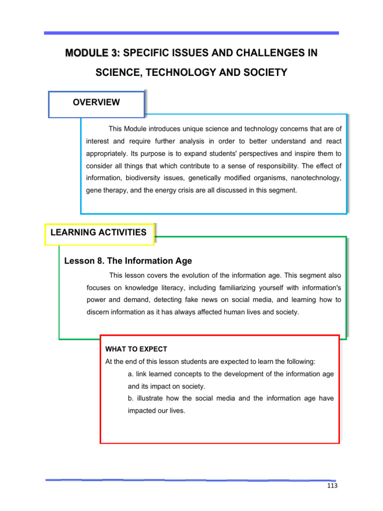 STS Module 3 2.0. For IMS | PDF