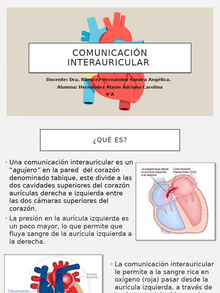 Comunicación Interauricular | PDF
