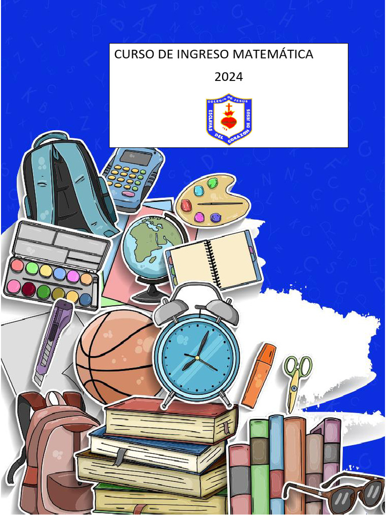Cartilla de Matemática - Ingreso 2024 | PDF
