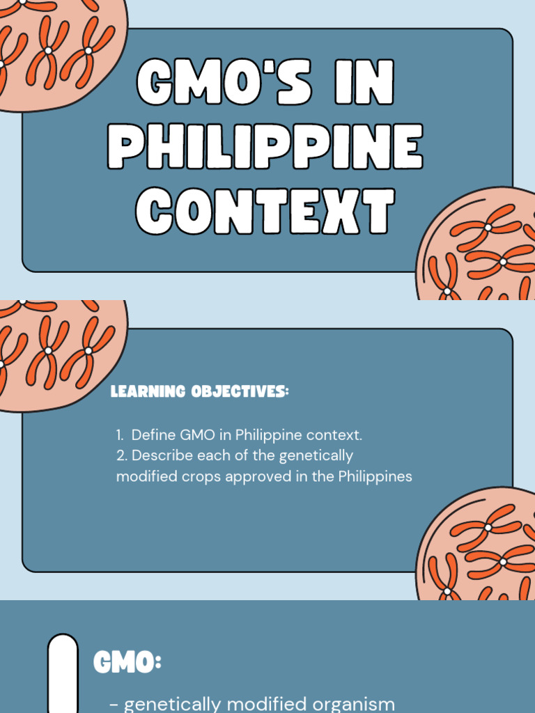 GMO in Philippine Context Presentation | PDF