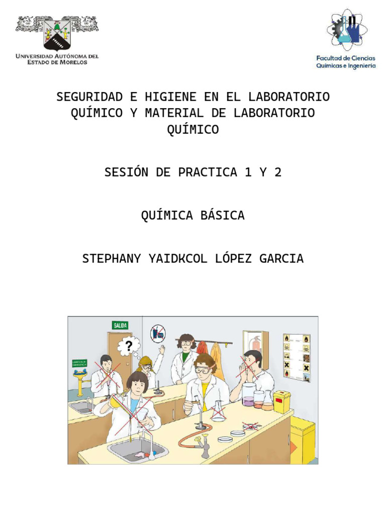 SEGURIDAD E HIGIENE EN EL LABORATORIO QUÍMICO Y MATERIAL DE LABORATORIO QUÍMICO - Compressed | PDF