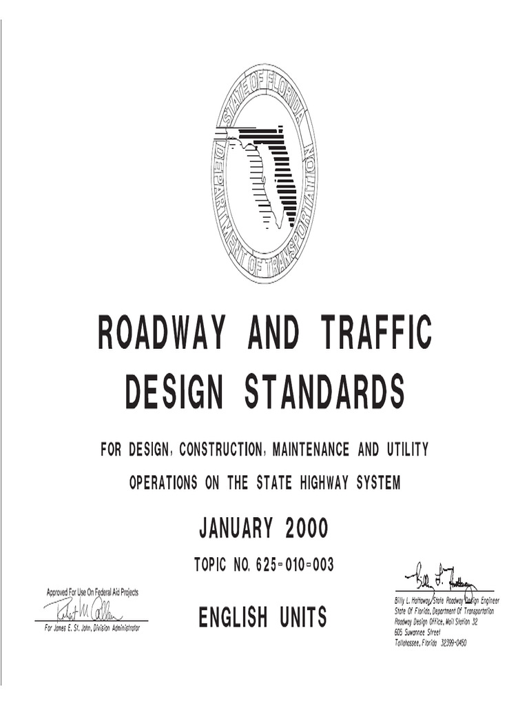 FDOT 2000-Design-Standards | PDF