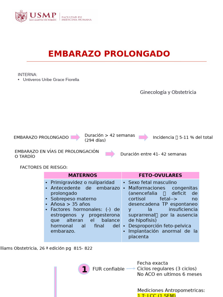 Embarazo Prolongado | PDF | El embarazo | Salud y bienestar