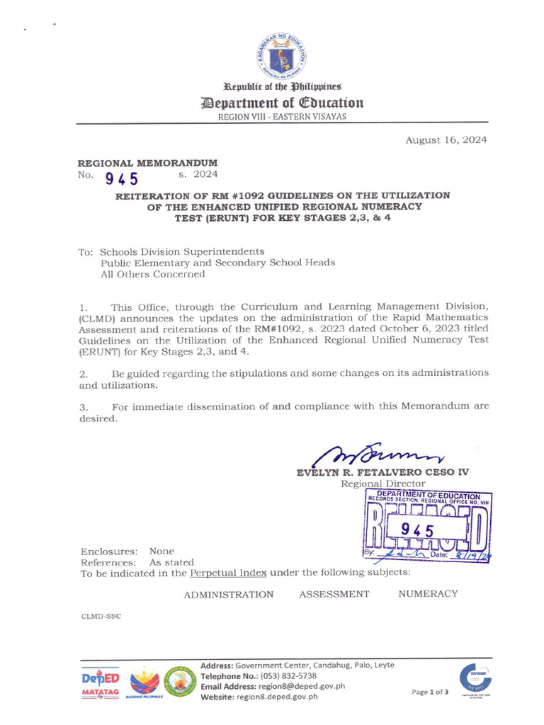 Updated E Runt Guidelines E-Runt | PDF