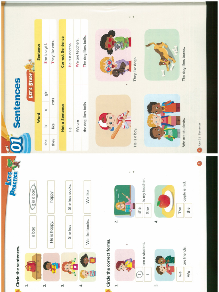 Rule 1 5 Grammar Hit Starter 1 - Unit 1 | PDF