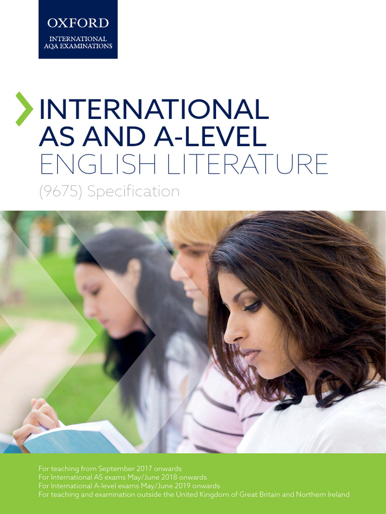 Eng Lit Syllabus | PDF