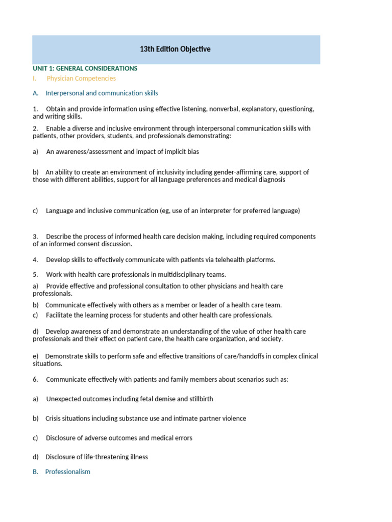 Ed Objectives - Ref Spreadsheet | PDF