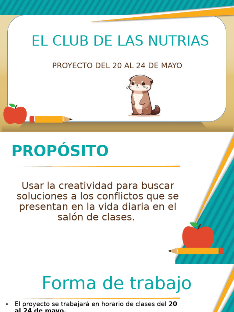 El Club de Las Nutrias - Proyecto | PDF