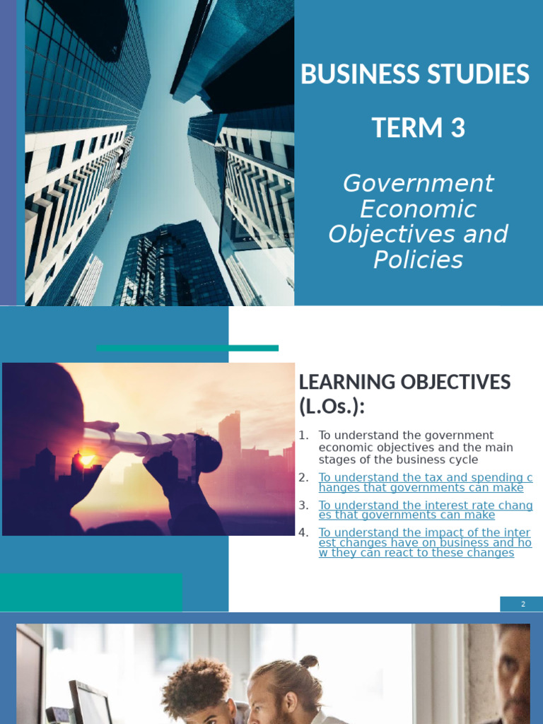 Government Economic Objectives and Policies | PDF