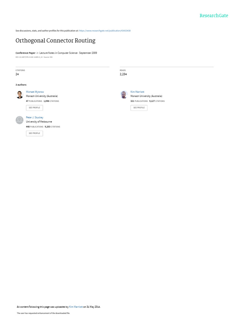 Orthogonal Connector Routing | PDF | Vertex (Graph Theory) | Teaching ...