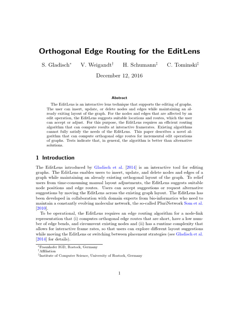 Edge Routing | PDF