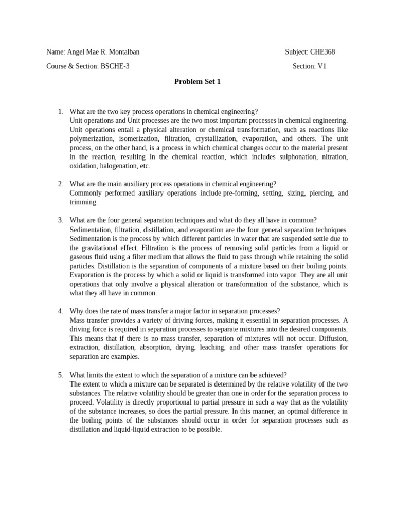 Problem Set 1. DRAFT | PDF