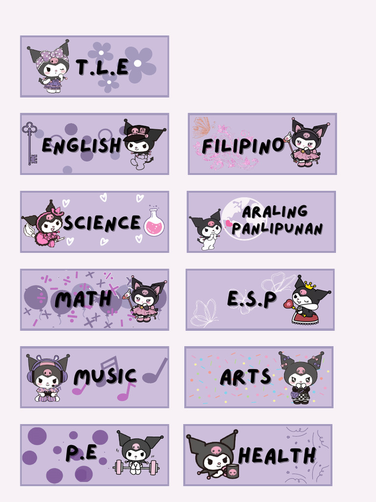 Alen Kuromi Labels | PDF