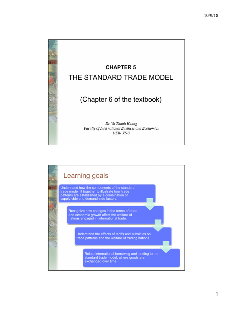 Chapter 5 Standard Trade Model | PDF