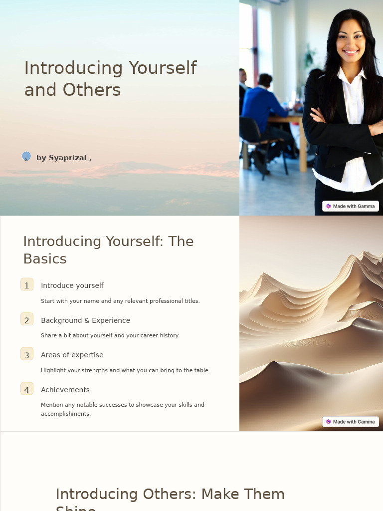 Introducing Self and Others | PDF