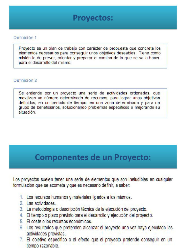 Guia para La Elaboraci N de Proyectos PPL PPT | PDF