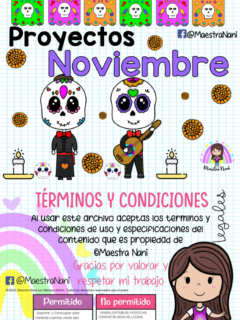 Proyectos Noviembre 2023 Maestra Nani | PDF