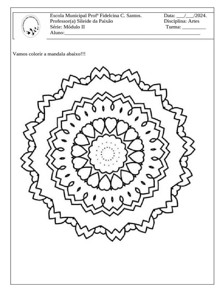 Atividade Artes - Mandala | PDF