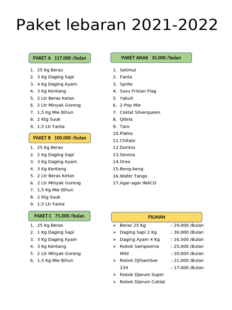 Brosur M Idris | PDF