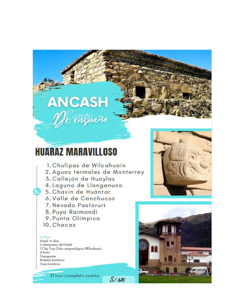 DOcumento Ancash Mate Tours | PDF